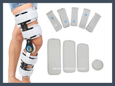China Adjustable knee support dedicated hook and loop strap for sale