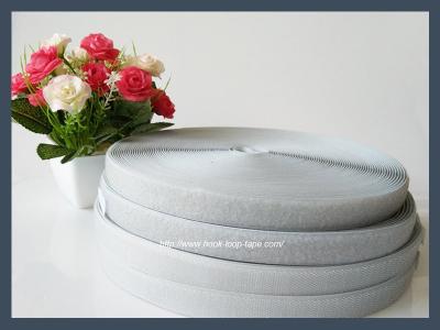 China hot selling wholesale 70%nylon 30%polyester blended hook and loop velcro tape,black and white for sale