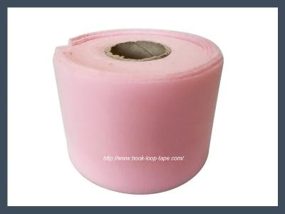 China Fashion color china factory soft nylon loop velcro,pink for sale