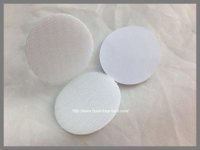 China narrow velcro Woven Nylon Hook And Loop Coins Die Cut Adhesive Backed Hook Loop Dots Or Circles for sale