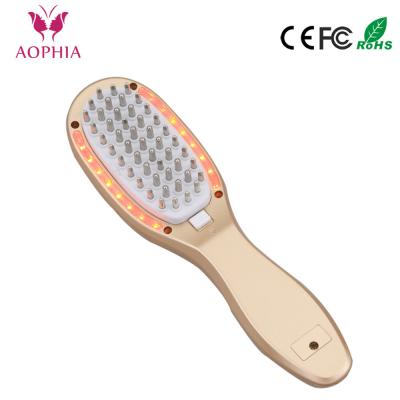 China hair loss 4 In 1 Hair regrowth comb with LED Photon+Ionic+Vibration hair comb for sale