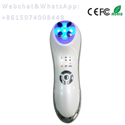 China best price skin whitening massage facial EMS & Led light therapy facial beauty care device for sale