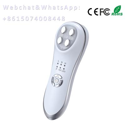 China RF/EMS & 6 Led light therapy tighten face remove wrinkle facial beauty device for sale