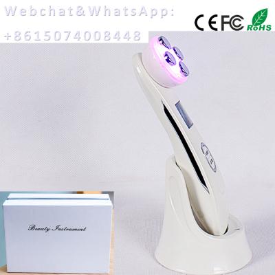 China HOT! 3 in 1 RF/EMS and 6 colors LED light therapy beauty tool for sale
