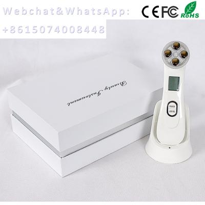 China eye care RF/EMS and 6 colors LED light therapy beauty equipment for anti-wrinkle for sale