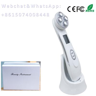 China eye care RF/EMS and 6 colors LED light therapy beauty device for anti-wrinkle for sale