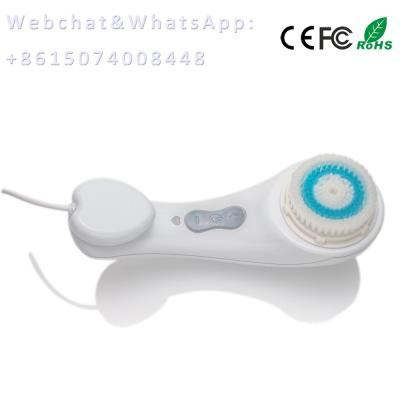 China face cleansing Waterproof Sonic Wireless Rechargeable Facial Cleansing Brush for sale