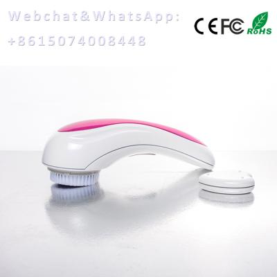 China electric face brush, Waterproof Sonic Wireless facial face cleansing brush electrical for sale