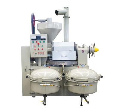 China 10hp Processamento de óleo comestível Máquina de prensagem de óleo comercial Expeller de óleo com filtro de óleo à venda