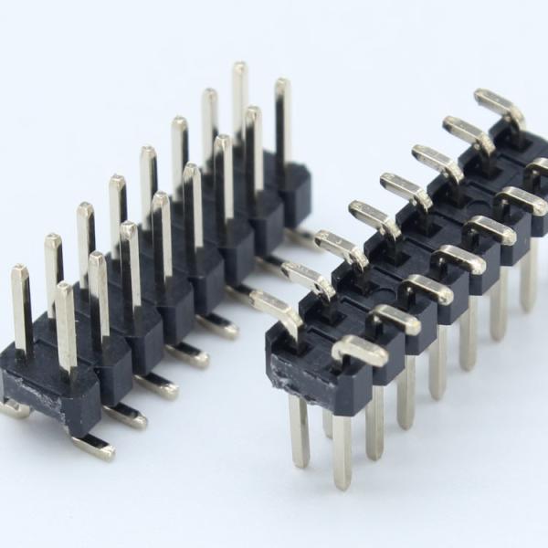 1.27mm 2.54mm スピンヘッダー 女性コネクタ ゴールドコンタクトプレート