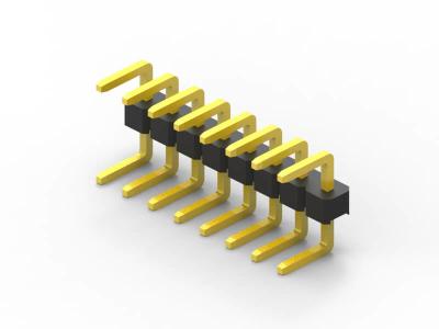 China Conector de cabeçalho de 10 pines automotivo, através do buraco Conector de pines de PCB masculino à venda