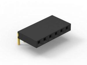 Cina Connettore di testa femminile ad angolo destro 2.54mm 16 pin Lunghezza del pin personalizzata in vendita