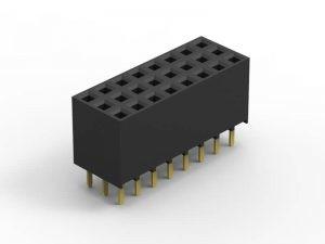 Cina Tre file di 6 pin connessione femminile di testa a bordo corrente nominale 2.0A in vendita