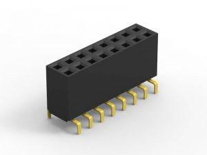 Cina 2 pin a 80 pin connettore di testa femminile 2,54 mm passo 2 file resistenza all'isolamento in vendita