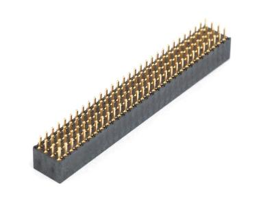Cina DIP 4 x 10 pin Female Header Connector 2.00mm Quattro file Fosforo Bronzo Materiale di contatto in vendita