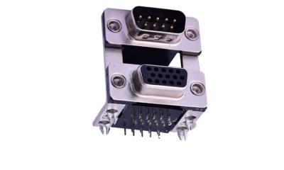 Cina Femmina D Sub Connector 9PIN Combinazione di sedili pubblici Tipo di resistenza isolante in vendita