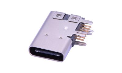 Cina 3.1 Modello C connettore micro USB a base a 90 gradi 14 contatti lega di rame in vendita