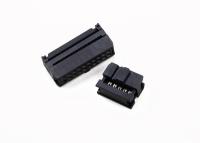 China Female IDC Cable Connector 2.00 Mm Pitch Rectangular Type Free Hanging for sale