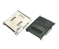 China Master Version Mini Sd Card Connector  , Slot Type Sim Card Socket Connector for sale