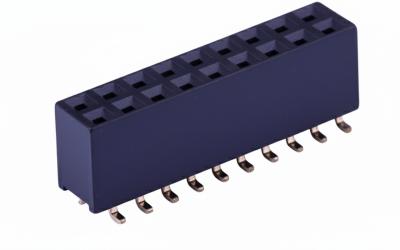 China AMP-LATCH Female Header Connector 2.54mm Pitch 3A Current Rating for sale