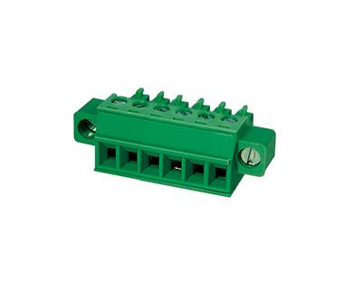 China Conector de bloque de terminal enchufable CPT 3.81mm Pitch 1 * 10P Verde PA66 SN Revestido con 30-16AWG en venta