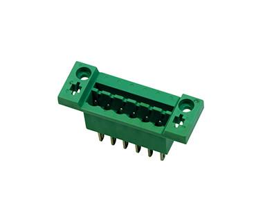 China Duurzame 300V 18A terminal blok aansluiting 1*06P PA66 SN Gelast DIP met flens Te koop