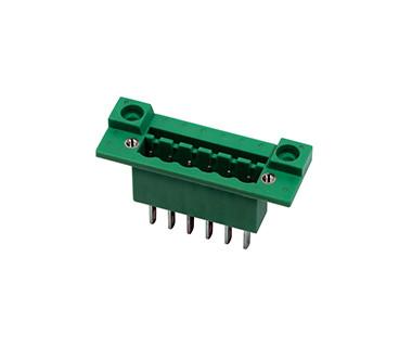 China Duurzame 300V 18A terminal blok aansluiting 1*06P PA66 SN Gelast DIP met flens Te koop