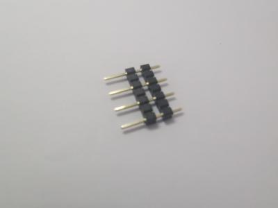 China 12 Pin Dual Row Male Pin Header Connector 1.0mm Pitch Length Aanpassing Te koop