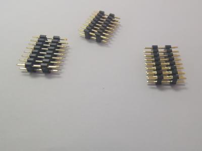 Cina 12 Pin Dual Row Male Pin Header Connector 1.0mm Pitch Length Personalizzazione in vendita