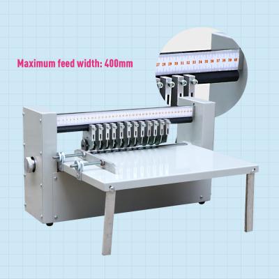 China Desktop-etikettenknipper met een vermogen tot het snijden van papieren etiketten met behulp van een PLC van 400 mm Andere 50 m/min Te koop