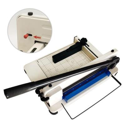 中国 ZEQUAN 858 手動 デスクトップ 厚層A4紙トリマー用の重用紙カット機 販売のため
