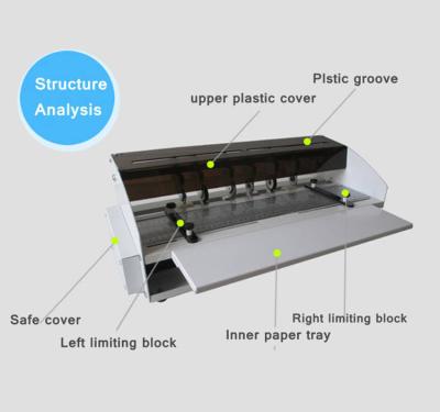 Cina Macchine automatiche per la creatura e la perforazione della carta da 460 mm per altre necessità di taglio della carta in vendita