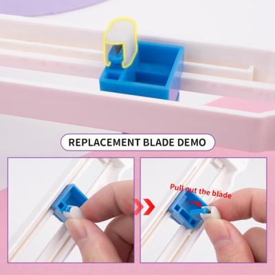 Cina Tagliatore di carta rotondo in metallo e plastica di 20 cm di diametro per scarti di carta colorati personalizzati in vendita