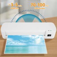 China 2 Rollers A4 Paper Hot Lamination Machine with 9 Inch Width and Automatic Function for sale