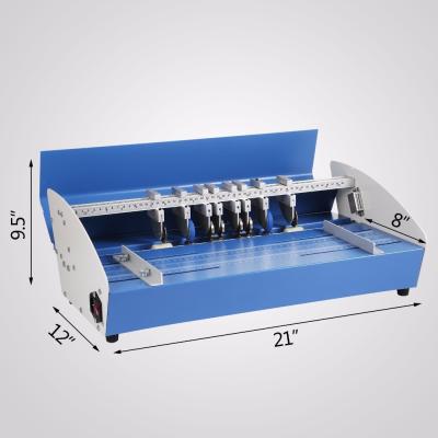 Cina A3 Macchina elettrica per la perforazione della carta con peso di 12 kg e tensione 220/110V 50HZ in vendita