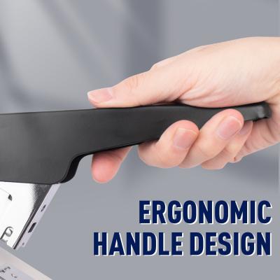 China Apilado de metal para escritório 24/6 e 26/6 tamanho de grapação design de braço longo à venda