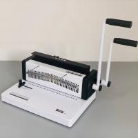 China Manual Operation 34 Hole Double Wire Notebook Binding Punching Machine for sale