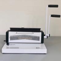 China Manual Operation 34 Hole Double Wire Notebook Binding Punching Machine for sale