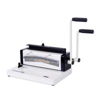 China Manual Operation 34 Hole Double Wire Notebook Binding Punching Machine for sale