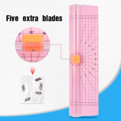China Corte de papel cartão de foto A4 papel Trimmer Manual Multicolor ABS Mini Corte de papel à venda