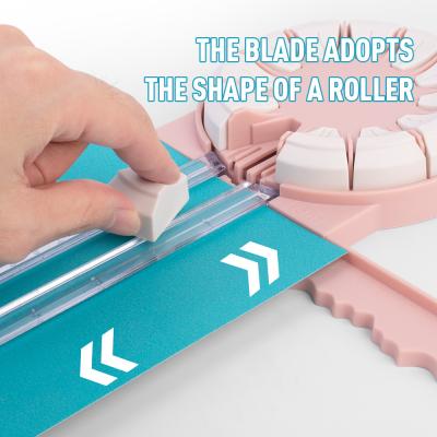 China 12 Funções Cortador de papel multifunção preto Ideal para artesanato DIY e corte de círculos à venda