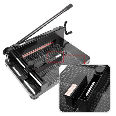 Cina 17 kg tagliatore manuale di carta 12 pollici ghigliottina per 400 fogli da taglio 858 A4 Trimmer in vendita