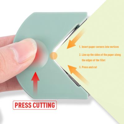 Cina 1 foro fai da te artigianato a mano Border Punch Handmade Round Corner Paper Cutter R4 Corner Rounder Paper Punches in vendita