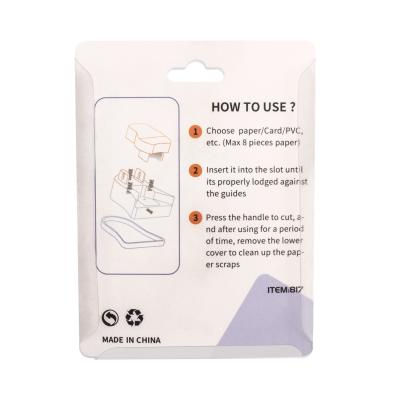 Cina Metallo e ABS colorato mini angolo rotolo per carta carta PVC in taglia personalizzata in vendita
