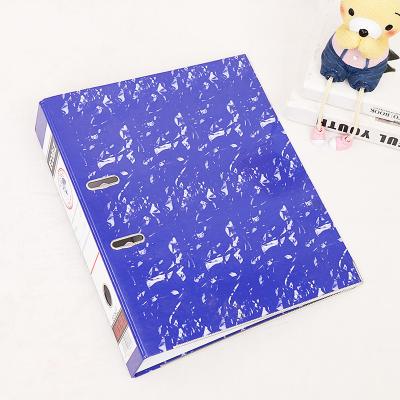 Cina A4 taglia 2 foro anello legatore leva arch file PVC Pressa cartone carta 2 3 pollici di marmo in vendita