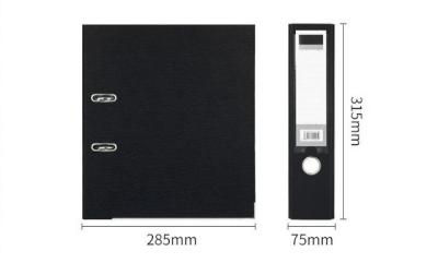 Cina Blue PVC Board FC A4 Lever Arch File Folder Economic Custom Design per ufficio scuola in vendita