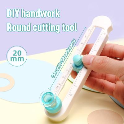 China Manual Rotating Compass Knife Fillet Cutter Round Paper Utility Knife Cutting Tool for DIY for sale