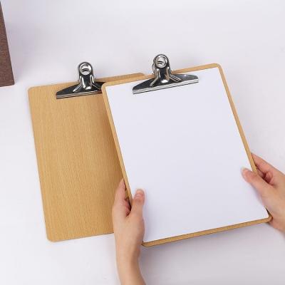 Cina Clipboard di legno personalizzato A4 Taglia Clipboard di scrittura con logo richiesta del cliente in vendita
