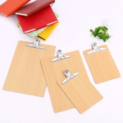 Cina Clipboard di legno personalizzato A4 Taglia Clipboard di scrittura con logo richiesta del cliente in vendita