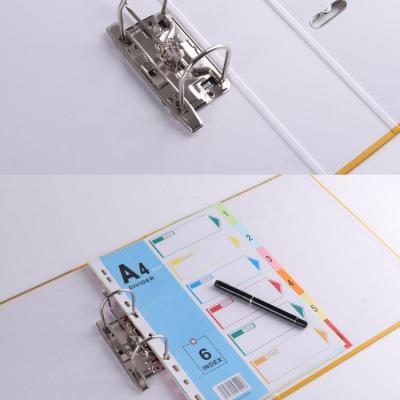 中国 プロファイル組織のためのカスタマイズされたロゴ FC/A4 オフィスレバーボルトフォルダー 販売のため